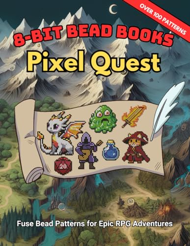 8-Bit Bead Books: Pixel Quest: Fuse Bead Patterns for Epic RPG ...