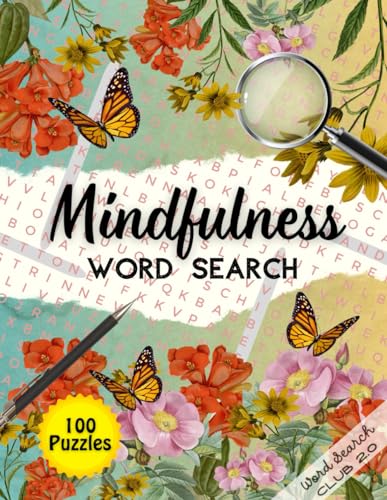 Mindfulness Word Search: Calming and Inspirational Word Search Book for ...