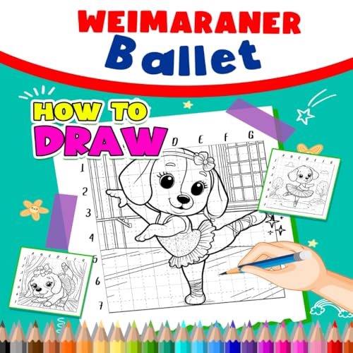 How to Draw Ballet Weimaraner: Learn to Draw Funny Weimaraner in ...