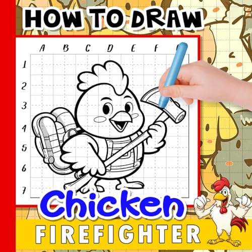 How to Draw Firefighter Chicken: Learn to Draw Brave Chicken in ...