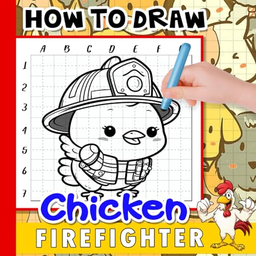 How to Draw Firefighter Chicken: Learn to Draw Brave Chicken in ...