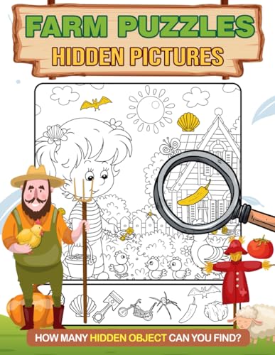 Farm Hidden Picture: Find Hidden Delights on the Farm, Perfect for ...