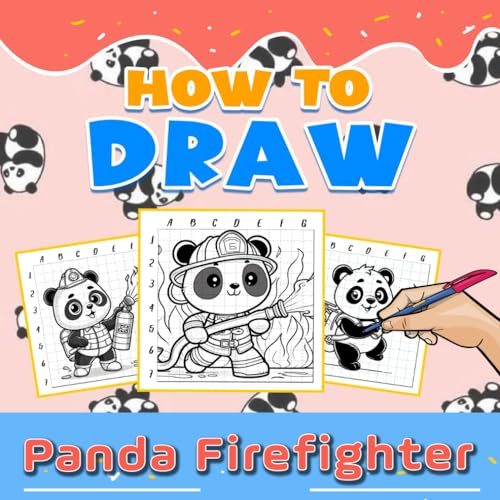 How to Draw Firefighter Panda: Learn to Draw Brave Panda in Firefighter ...