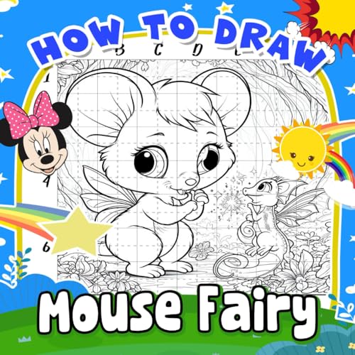 How to Draw Fairy Mouse: Learn to Draw Magical Mouse with Fairy Wings ...