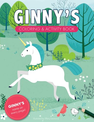Ginny's Coloring & Activity Book: A Personalized Coloring Book With ...
