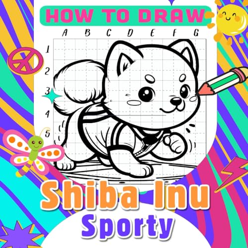 How to Draw Sporty Shiba Inu: Learn to Draw Athletic Shiba Inu in ...