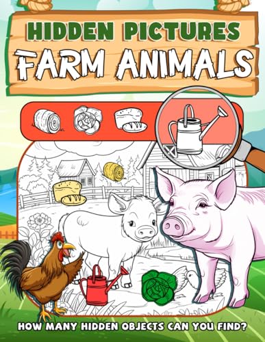 Farm Animals Hidden Picture: Discover the Playful Side of Farm Animals ...