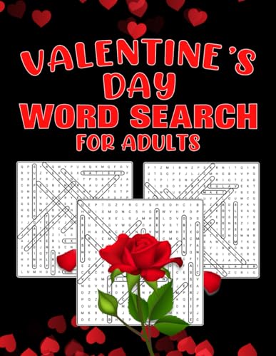 Valentine’s Day Word Search For Adults: Large Print Word Search Puzzles ...