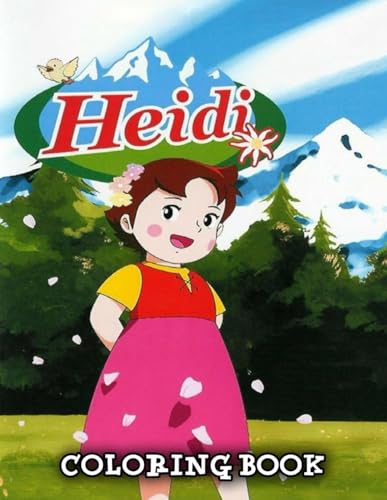 Heidi Coloring Book: Jumbo Colouring Pages For Kids by Abner Stephen ...