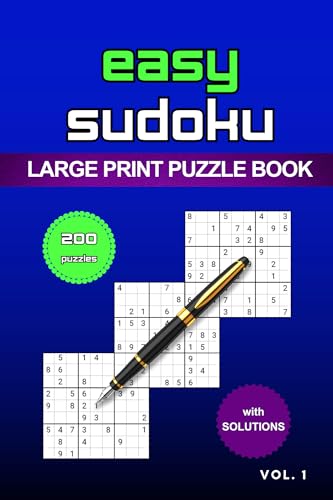 Large Print Easy Sudoku Vol. 1 (Kindle Scribe Only) by Bill Haze ...