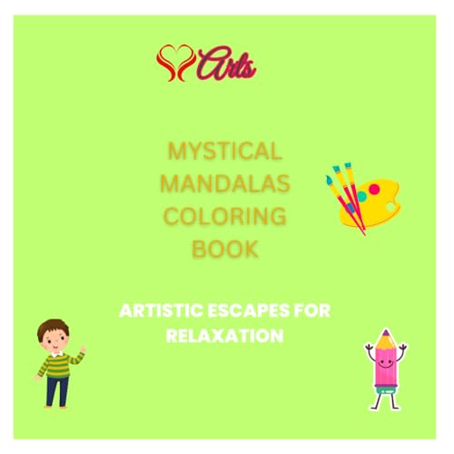 Mystical Mandalas coloring BOOK: Artistic Escapes for Relaxation by Smt ...
