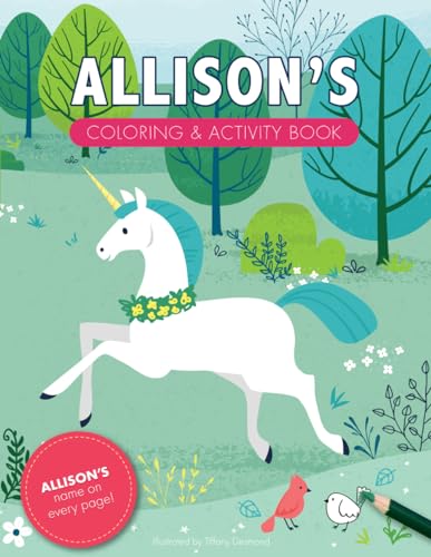 Allison's Coloring & Activity Book: A Personalized Coloring Book With ...