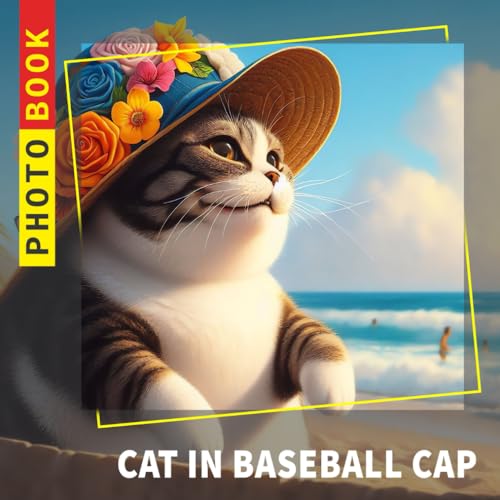Cat In Baseball Cap Photobook: 40+ Amazing Photos Of Cat In Baseball ...