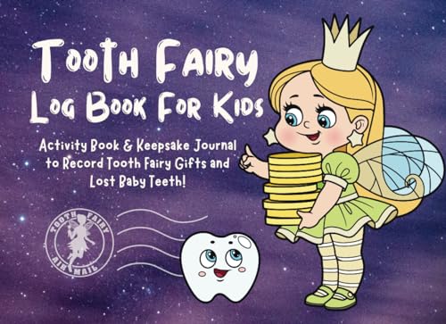Tooth Fairy Log Book For Kids: Activity Book & Keepsake Journal to ...