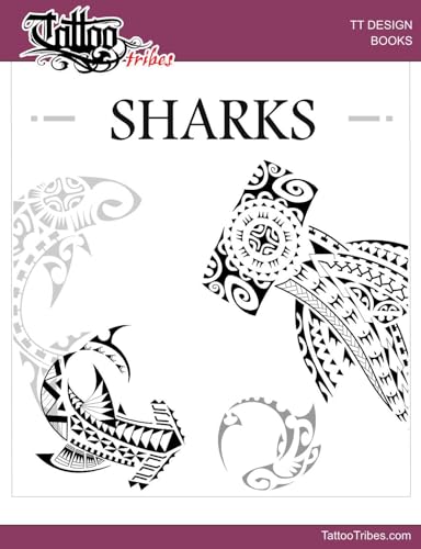 SHARKS - Polynesian tattoos design book: 25 Polynesian shark tattoos ...
