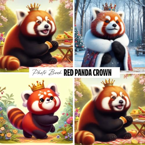 Red Panda Crown Photobook: 40+ Amazing Photos Of Red Panda Crown, 17" x ...