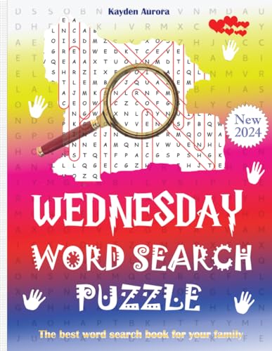 WEDNESDAY WORD SEARCH PUZZLE NEW 2024 (The Wednesday TV Show Words ...