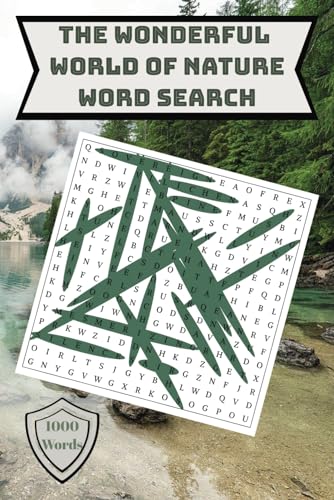 The Wonderful World of Nature Word Search: Puzzle Books for Adults by ...