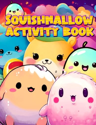 Squishmallow Activity Book For Kids: Squishies Word Search, Maze And ...