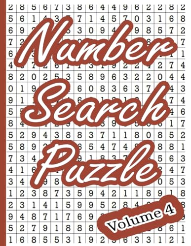 Number Search Puzzle Book Volume Four: 101 Puzzles | Very Large Print ...