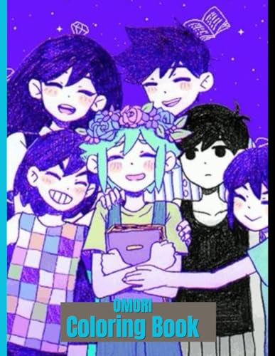 OMORI Coloring Book: 60+ New Designs for All Ages Great Gifts for Kids ...