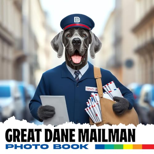 Great Dane Mailman Photobook: High-Quality Colorful Animals Photos with ...