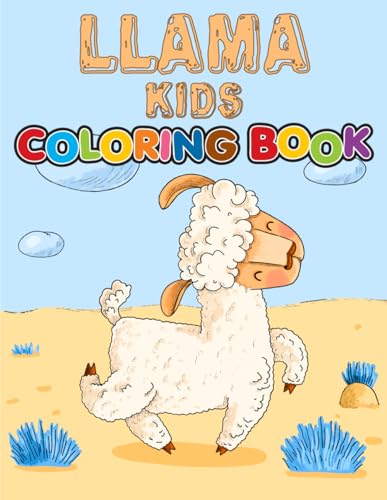 Llama Kids Coloring Book: Fun Coloring Gift Book for Llama Lovers… by ...