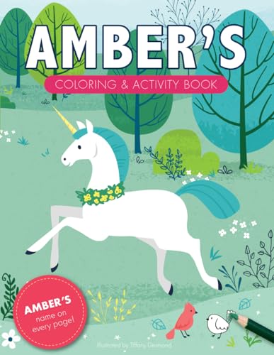 Amber's Coloring & Activity Book: A Personalized Coloring Book With ...