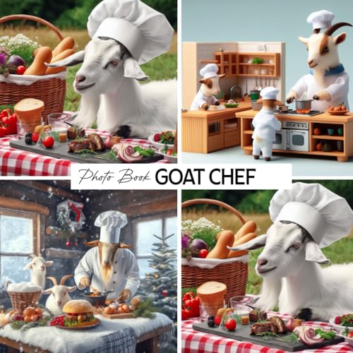 Goat Chef Photobook: High-Quality Colorful Animals Photos with 40 Goat ...