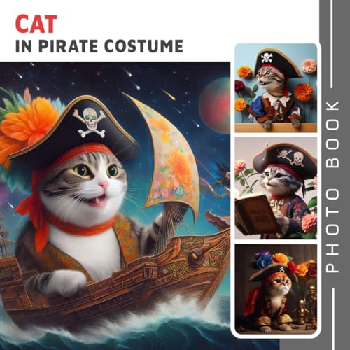 Cat In Pirate Costume Photobook: Colorful Cat In Pirate Costume ...