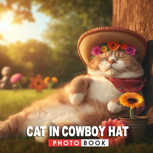 Cat In Cowboy Hat Photobook: Colorful Cat In Cowboy Hat Pictures For ...