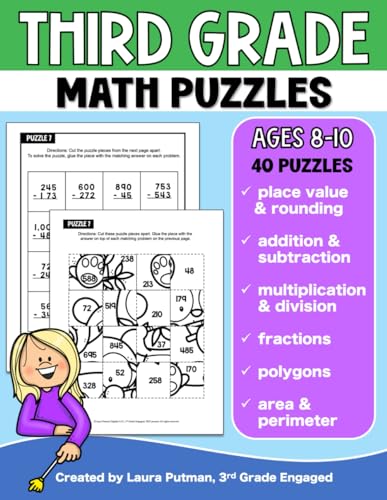 3rd Grade Math Puzzles by Laura Putman | Goodreads