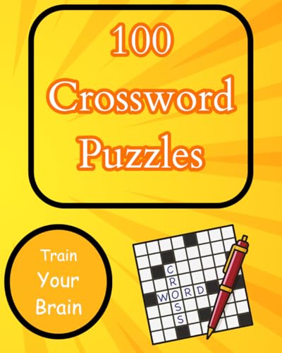 Crossword: 100 Puzzles | Brain Training | With Solutions: Crossword ...