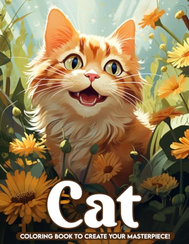 Cat Coloring Book: Charming Cat Scenes to Color, Perfect for Cat ...