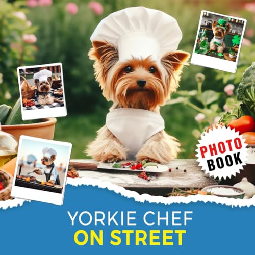 Yorkie Chef on Street Photobook: Colorful Yorkie Chef on Street ...