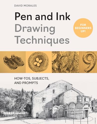 Pen and Ink Drawing Techniques: Steps, subjects & prompts by David ...