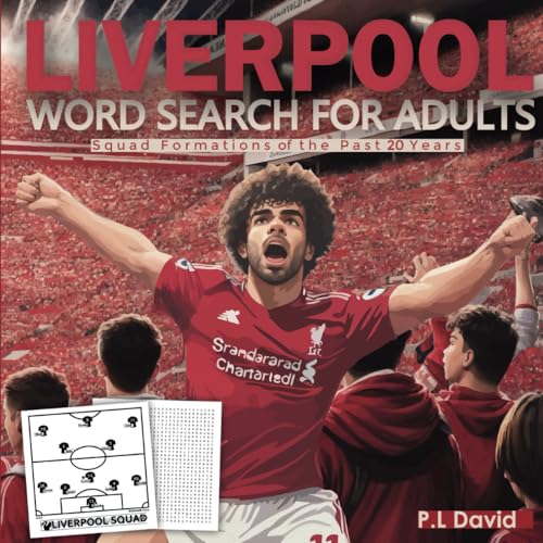 Liverpool Word Search For Adults: Football Word Search Puzzles For ...