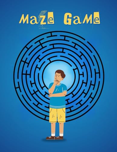 Maze game book | 50 Maze games | 3 Levels (Easy, Medium And Hard ...