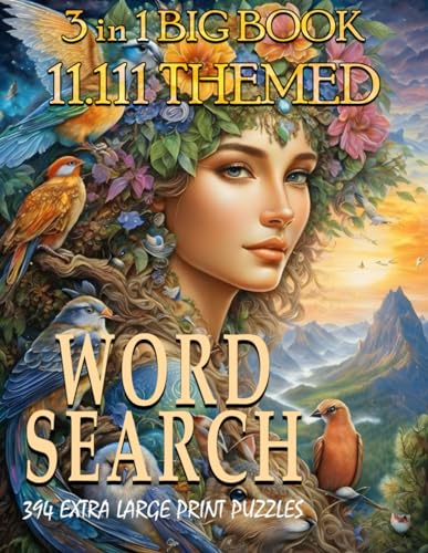 3 in 1 Big Book Word Search Puzzles For Adults with full Solutions ...