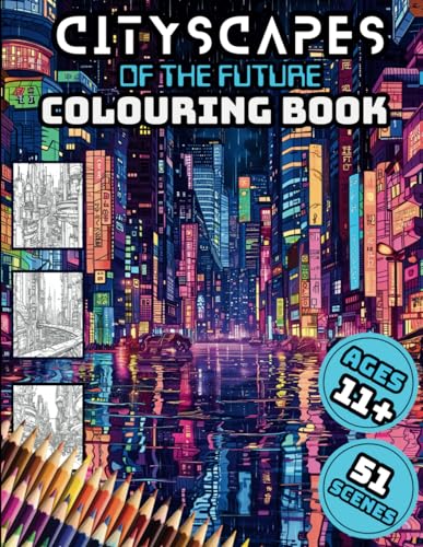 Cityscapes of the Future | Colouring Book by Lillian Robin | Goodreads