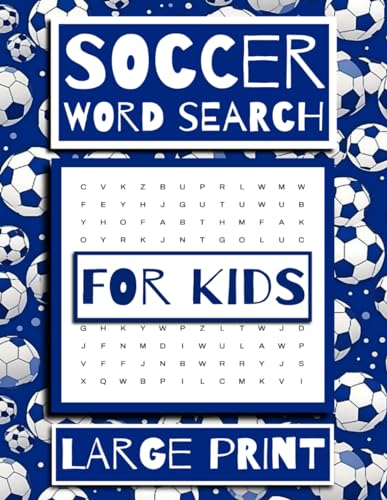 Soccer Word Search for Kids: 50 Fun Puzzles Activities About Sports for ...