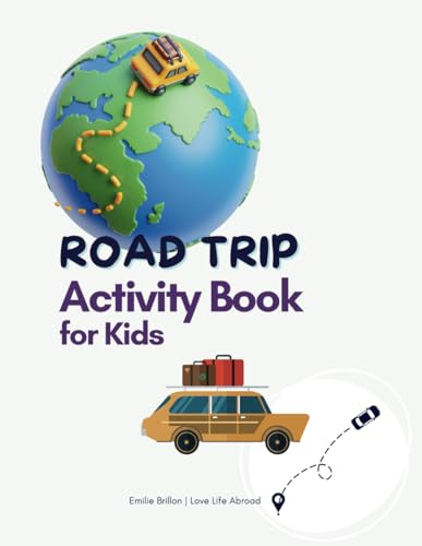 Road Trip Activity Book + Road Trip Journal | Road Trip Games for Kids ...