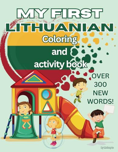 My First Lithuanian Coloring And Activity Book: 48 Pages To Learn ...
