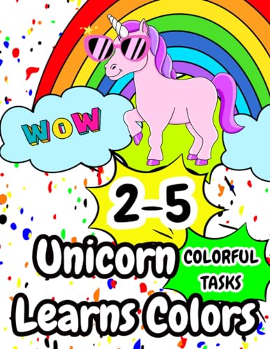 Unicorn Learns Colors: Children`s Educational Book 2-5, Learning And ...