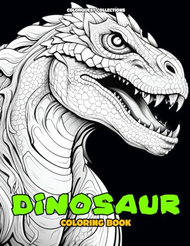 Dinosaur Coloring Book: Echoes of a Lost World: The Dinosaur Color ...