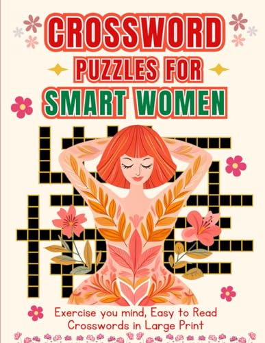 Crossword Puzzle Books for Women: Easy to Read Crosswords in Large ...