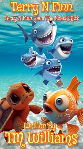 Terry N Finn - Terry N Finn Race The Shark Kids: A Children’s Book ...