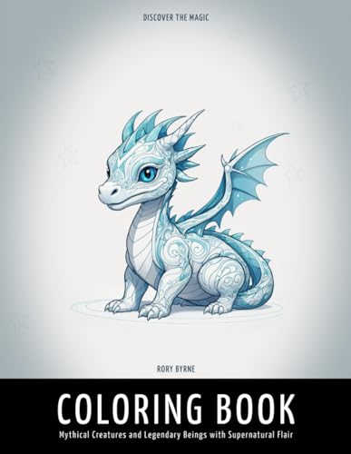 Mythical Creatures: A Relaxation Coloring Book of Legendary Beings ...