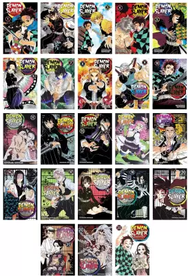 Demon Slayer: Kimetsu no Yaiba Vol-1-23 Books Collection Set by ...