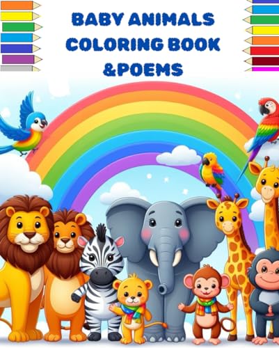 Baby Animals Coloring Book & Poems: by Anastasia P. Green | Goodreads